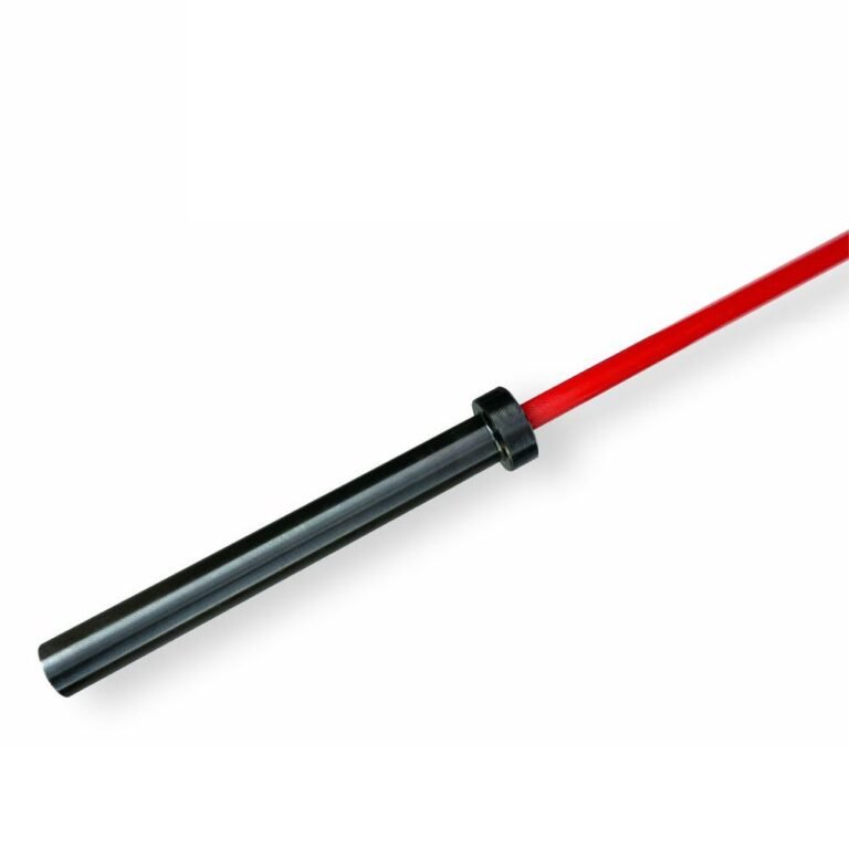 Olympic Barbell with Threaded Grooved Sleeves - Leeway Fitness